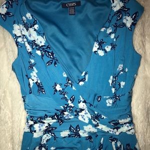 Chaps | Dresses | Faux Wrap Dress By Chaps Nwt | Poshmark